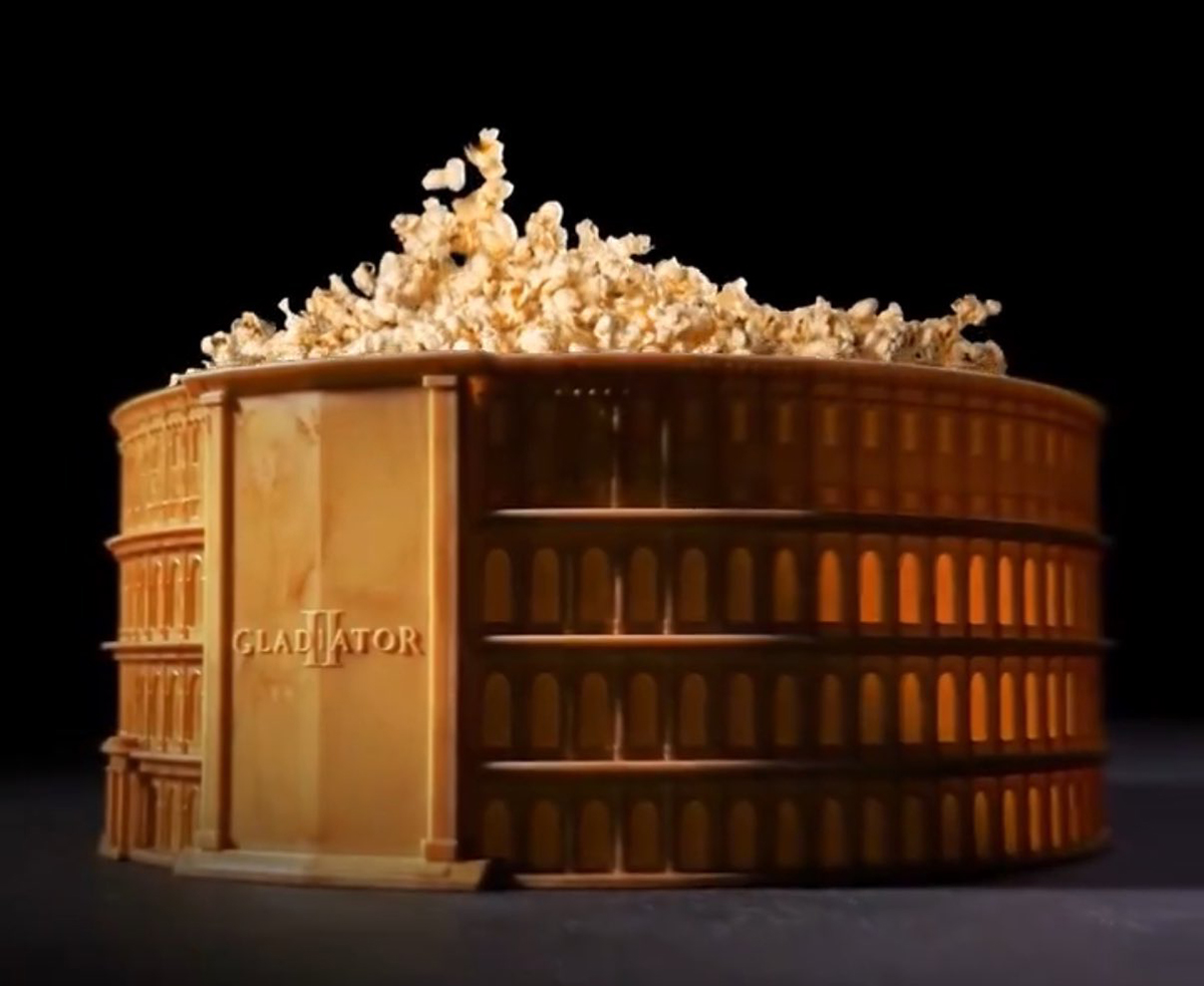 Gladiator II : le seau à pop-corn qui transforme le cinéma en arène ...