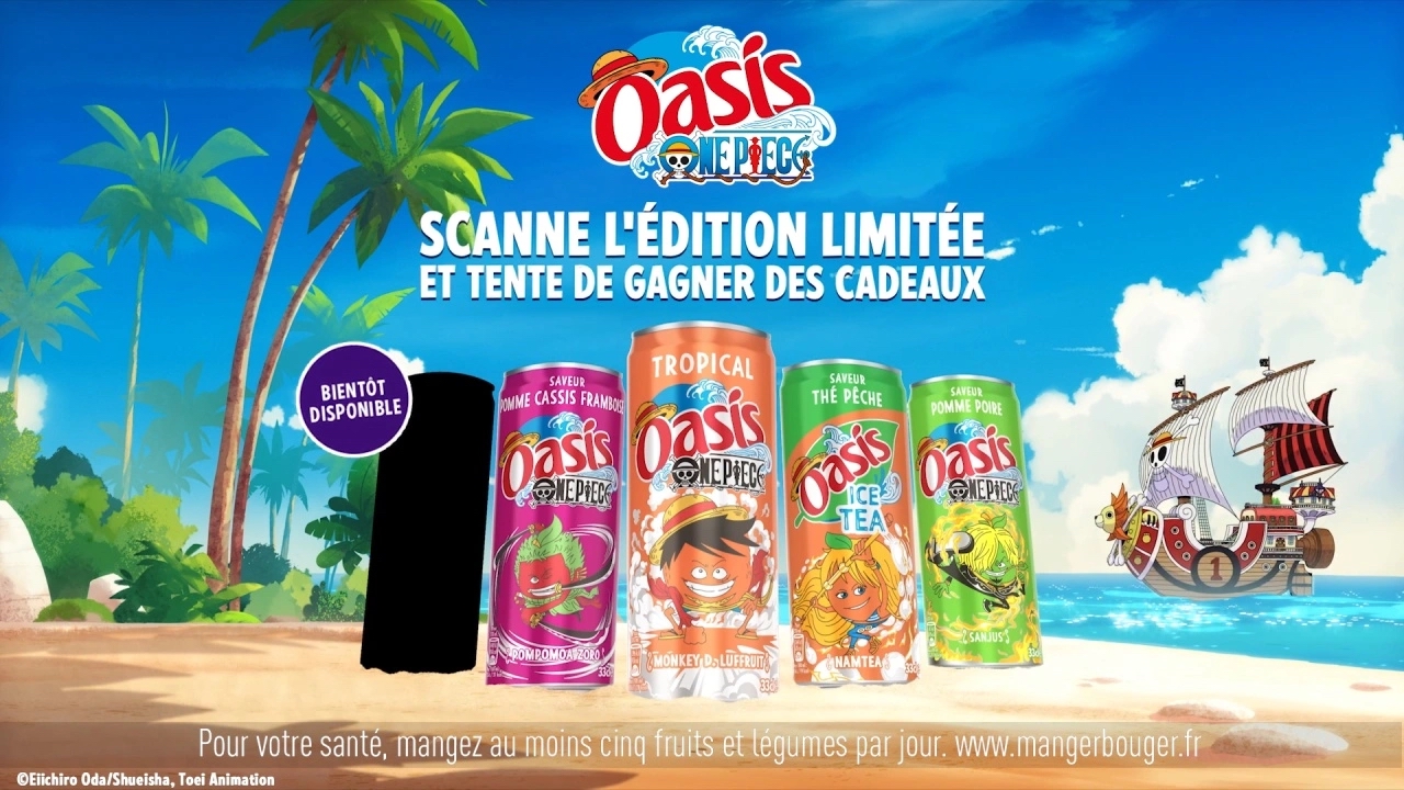 Oasis x One Piece : qui sera le prochain roi des fruits ? - Shake-It